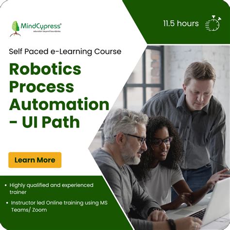 Robotics Process Automation Ui Path Self Paced Elearning Course And Mindcypress