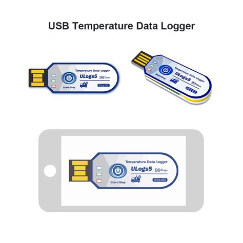 30000 Recordings Disposable Usb Data Logger Temperature And Humidity