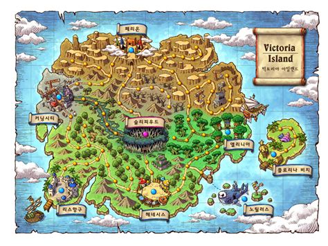 메이플스토리 신규직업 `해적` 프리뷰 패치소식 베라최강★태양의빛 Fantasy World Map Fantasy Map World Map Art