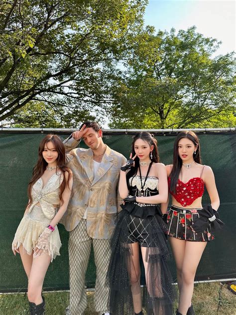 230612 Aespa Twitter Update With Lauv Raespa