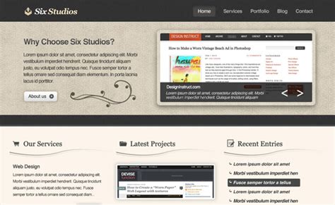 60 web design photoshop layout tutorials from 2010