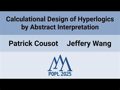 Free Video Calculational Design Of Hyperlogics By Abstract
