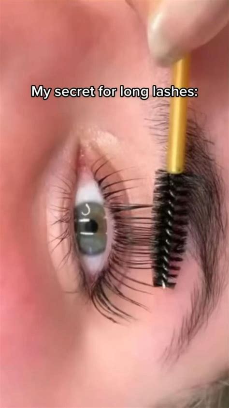 Try This For Long Lashes How To Grow Eyelashes Eye Makeup Makeup Routine