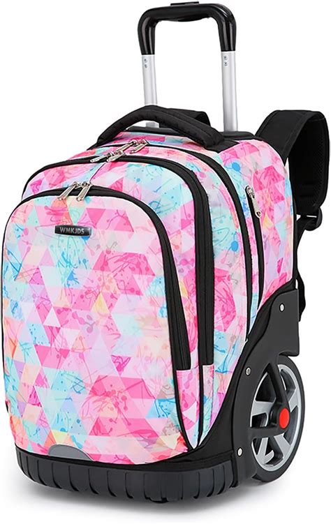 Wmkjds Rolling Backpack 55l 145gal Backpack With Wheels