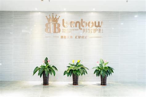 邦宝公司形象墙 广东邦宝护理