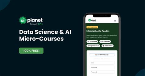 Free Data Science Courses From Experts Ai Planet Formerly Dphi