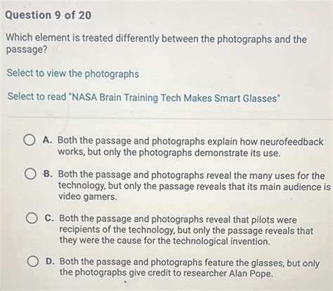 Question 9 Of 20 Which Element Is Treated Differently Between The