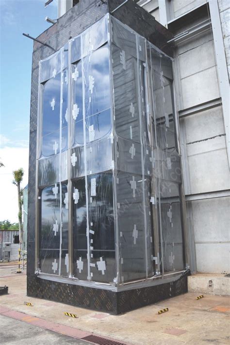 Unitized Curtain Wall System With Corner Units Pmu Test The Esse Kaskal Facade Testing Centre