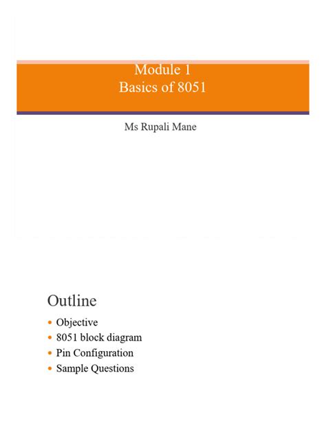 M1 Mca Pdf Microcontroller Random Access Memory
