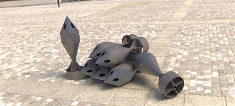 Archivo Stl 4 Chamber Whistling Mortar 📱 ・modelo De Impresión 3d Para