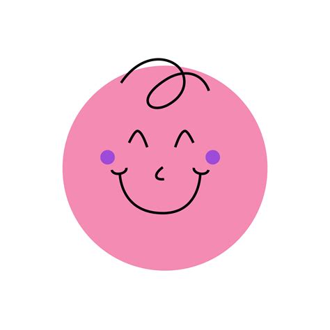 Cute Smile Face Character 23206774 Png
