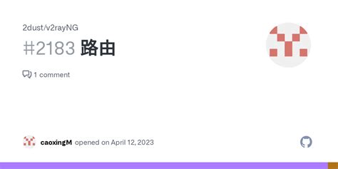 路由 · Issue 2183 · 2dustv2rayng · Github