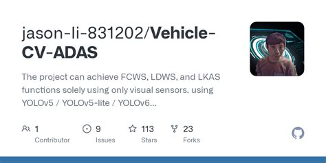 Vehicle CV ADAS ObjectDetector YoloDetector Py At Master Jason Li