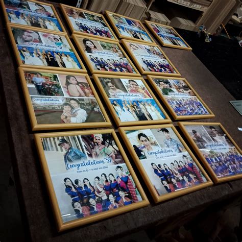 กรอบรูปที่ระลึก ขนาด 10x10 Art Box กรอบรูปบุรีรัมย์