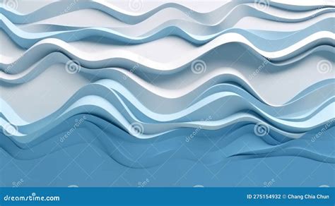 3d Concave And Convex Texture Wave Elegant Tone Background Picture Stock Illustration