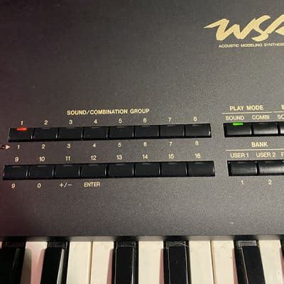Technics SX WSA Physical Modeling Synthesizer Reverb