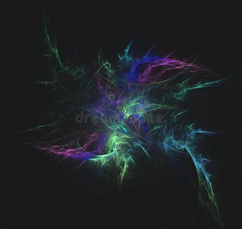 Abstract Colorful Background Fractal Texture Stock Illustration Illustration Of Bulb