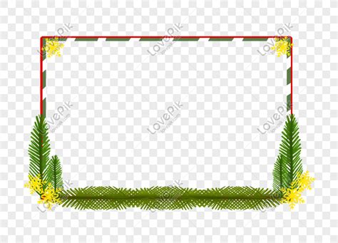 손으로 그린 크리스마스 눈송이 테두리 Png 일러스트 무료 다운로드 Lovepik