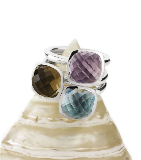 Limited Edition Shamila Signature Stacking Rings In Silver — Shamila Fine Jewelry