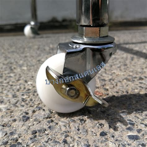 ราวตากผ้าสแตนเลส ยาว 1 50 เมตร 8 ราว ล้อมีเบรก ล้อล๊อคได้ Shopee Thailand