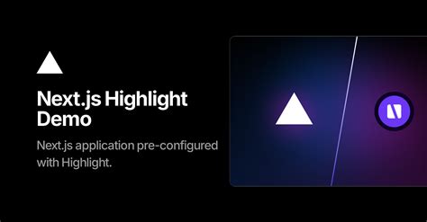 Nextjs Highlight Demo Vercel