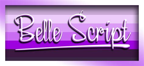 Download Belle Script Font Fontsme Com