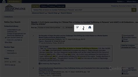 Searching In Heinonline Youtube