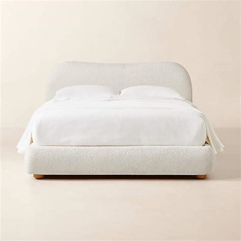 Diana Queen Bed Kanvas Ebony Cb2