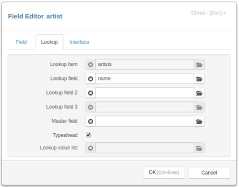 lookup fields — jam py documentation