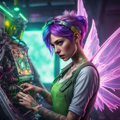 Tinkerbell As An Engineer Ai Generated Artwork Nightcafe Creator