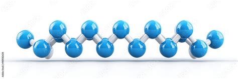 The Chemical Molecular Structure Of Polyethylene Terephthalate Polymer Chain Interconnected