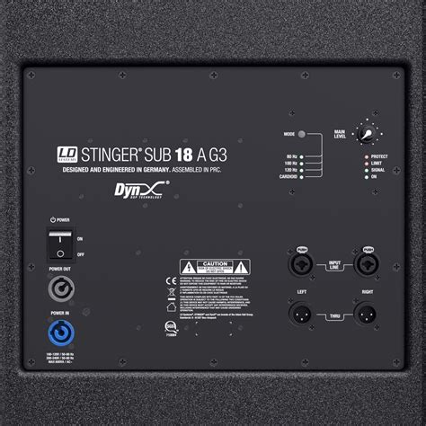 Ld Systems Stinger Sub 18 A G3 Djmania
