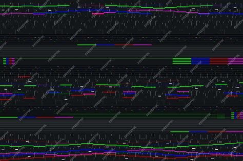 Free Vector Flat Design Vhs Effect Background