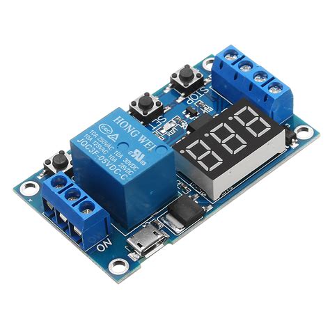 V Channel Relay Module Switch Trigger Time Delay Circuit Timer Cycle Adjustable Alexnld Com