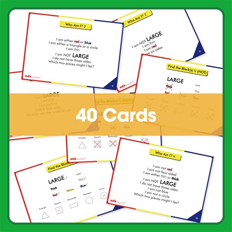 Edx Downloadable Attribute Blocks Activity Set Activity Cards 40 Cards