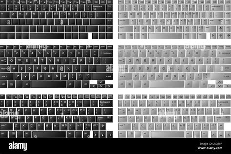 White Keyboard Vector Vectors Black And White Stock Photos Images Alamy