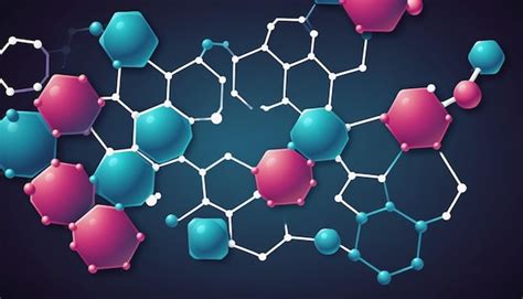 Premium Photo Molecular Matrix Abstract Background With Molecular