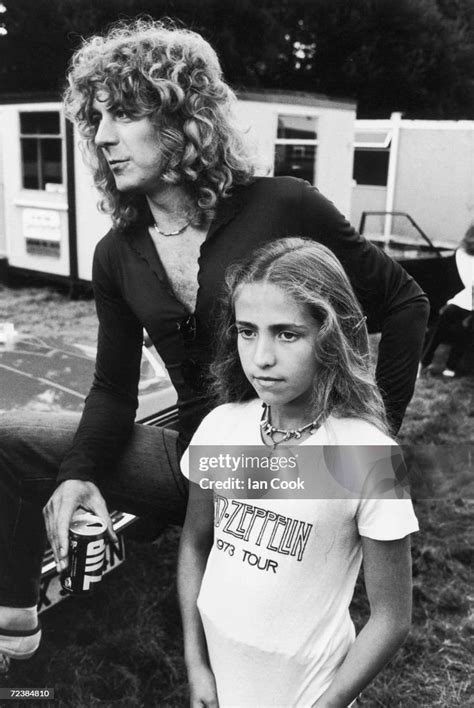 Led Zeppelin Lead Singer Robert Plant With Daughter Carmen Jane At