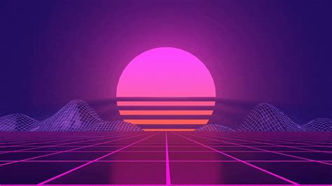 Sunset Vaporwave Wallpaper Gif My XXX Hot Girl
