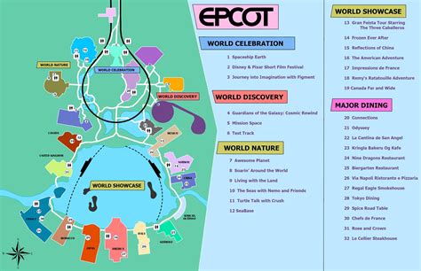 Colorblind Map Epcot Repcot