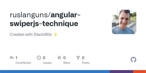 GitHub Ruslanguns Angular Swiperjs Technique Created With StackBlitz