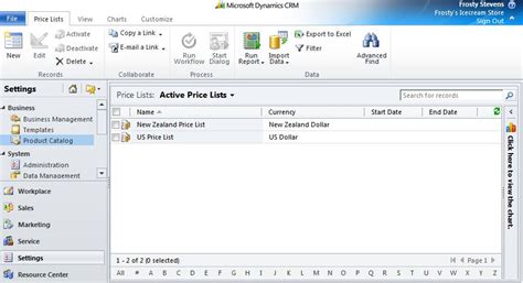 Creating Price Lists In Dynamics Crm 2011 Magnetism Solutions Nz
