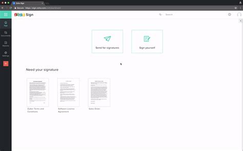 Introducing Zoho Sign A Complete Digital Signature App For Business Zoho Blog