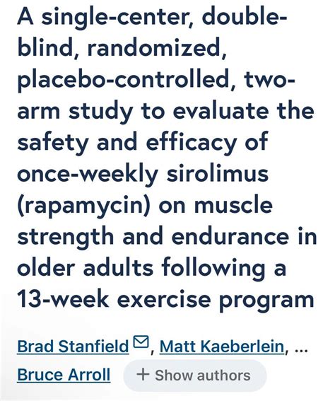 Anand Chembeti On Linkedin Rapamycin