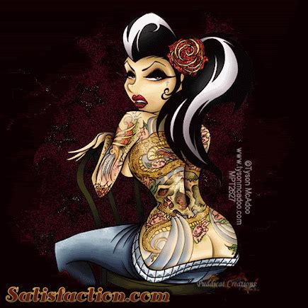Fashion Female And Have Fun Gothic Tattoo Designs