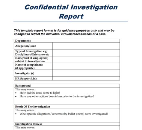 11 Formal Investigation Report Examples Pdf And Word