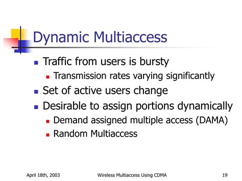 Ppt Wireless Multiaccess Using Code Division Multiple Access Powerpoint Presentation Id5433827