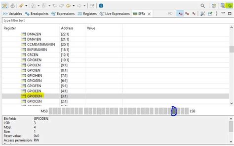 Solved Cant Enable Any Register In Debug Mode Stm32cubei