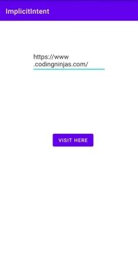 Android Intents Types Naukri Code