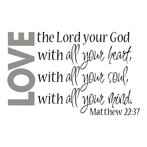 Wall Art Love The Lord Your God At Brenda Gilland Blog